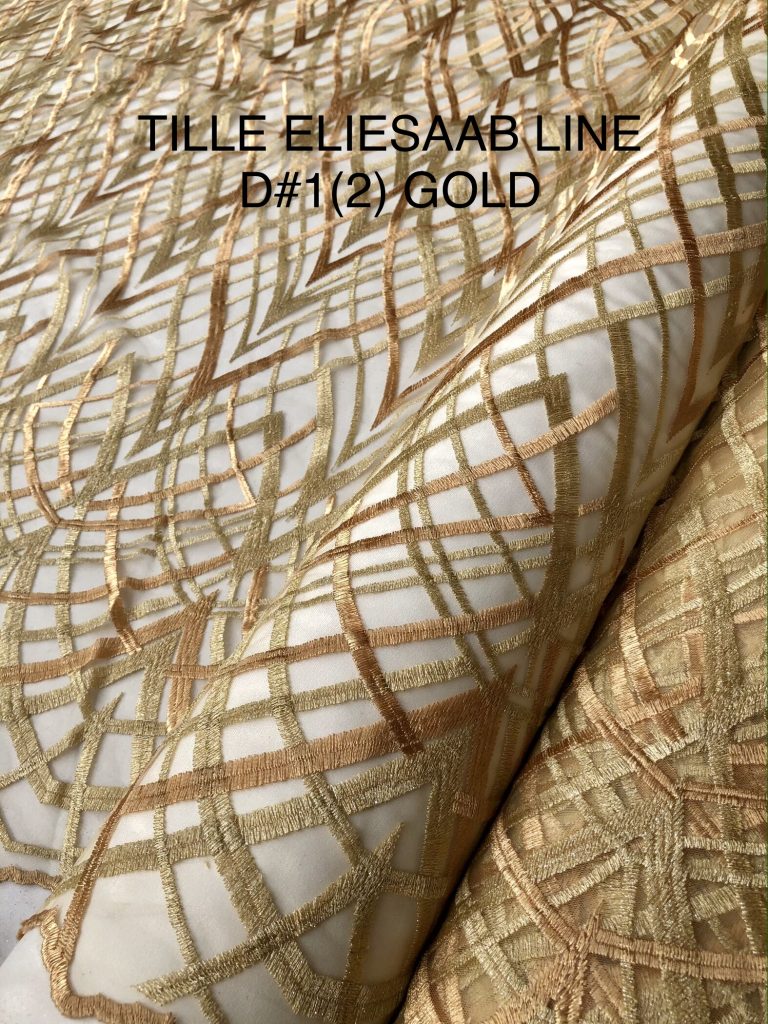TILLE ELIESAAB LINE D#1(2-GOLD) – Matahari Textile Online Shop