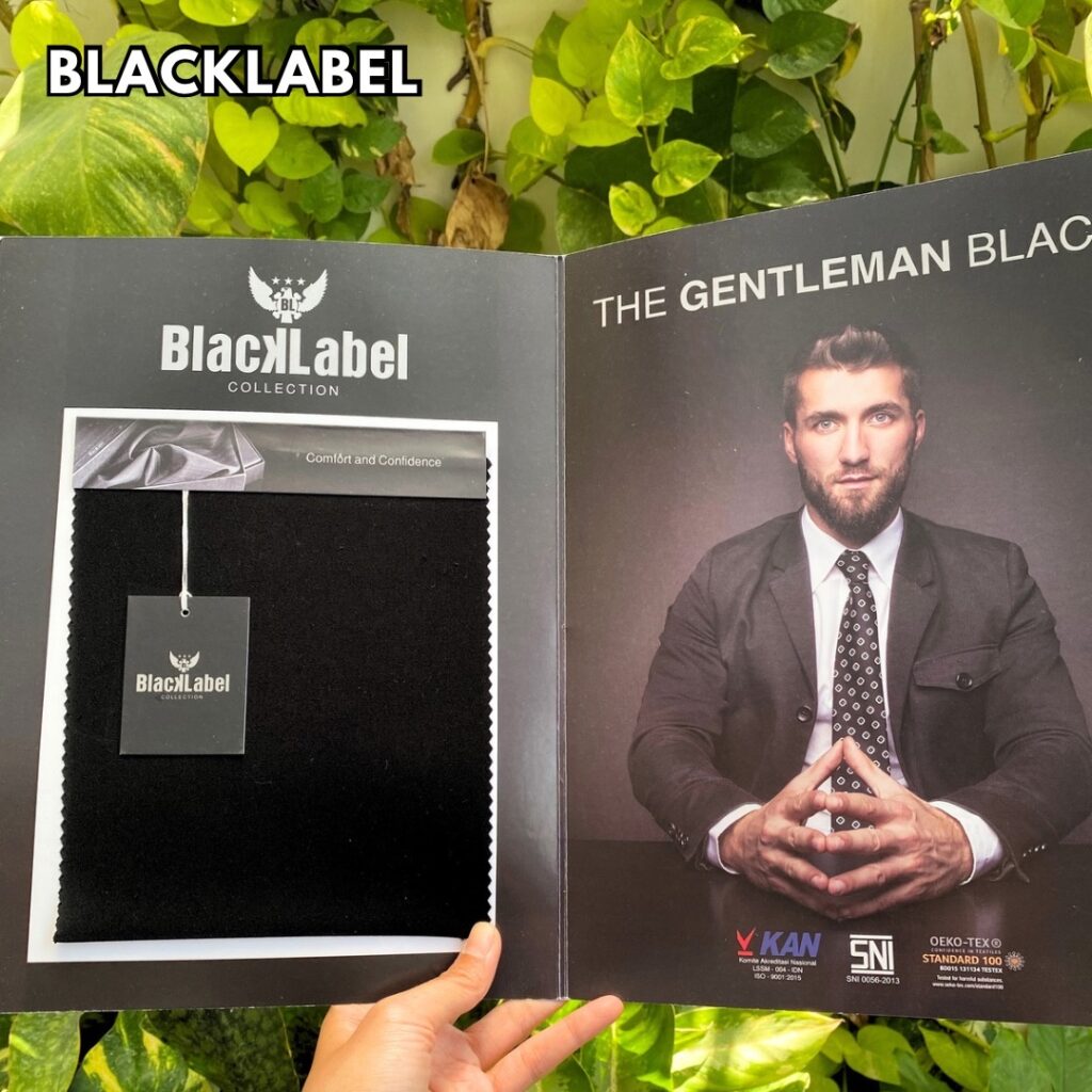 BELLINI JETBLACK BLACK LABEL KAIN JAS DAN CELANA – Matahari Textile ...